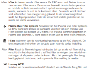 Handleiding Mitsubishi airconditioner afstandsbediening | BSG Energy